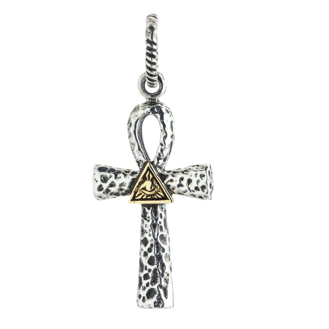 All-seeing Eye of God Ankh Pendant