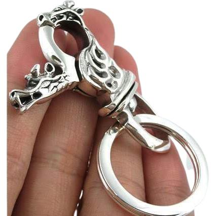 Dragon Sterling Silver Key Chains