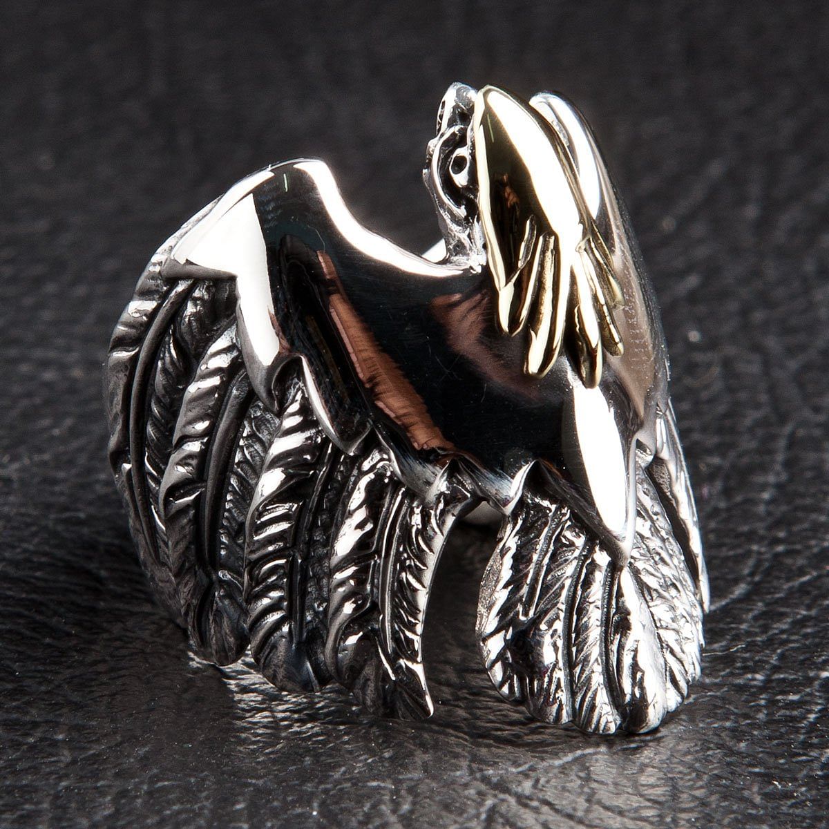 Sterling Silver Eagle Hawk Rings