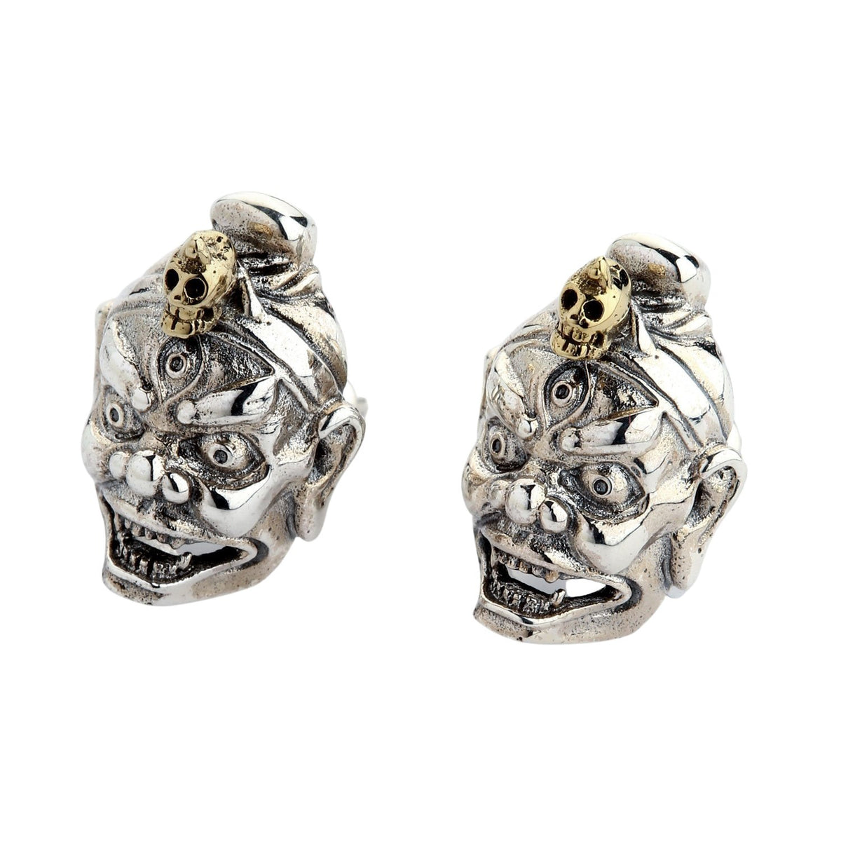 Tibetan Devil Mask Earrings